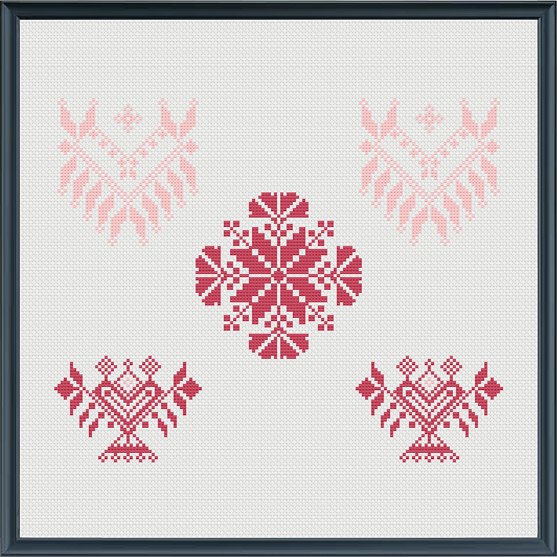 Korsstygn - Carolinas Broderi